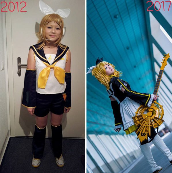 Custom cosplay costumes reveal how they evolved from way back then