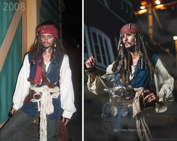 Custom cosplay costumes reveal how they evolved from way back then