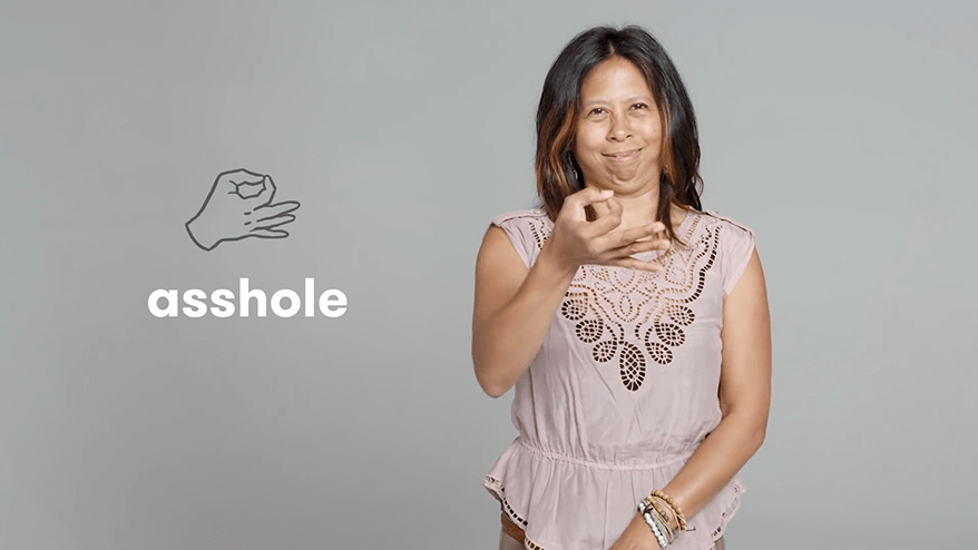 Deaf people show us how to say swear words in sign language