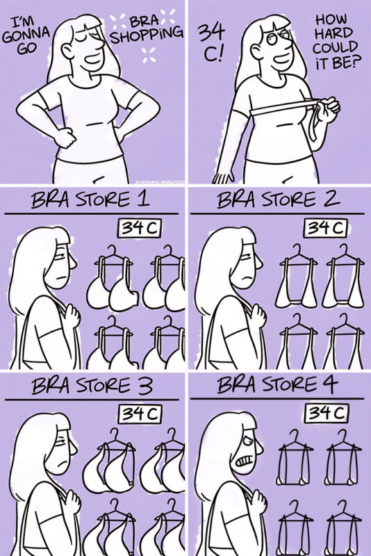 40+ common bra fitting problems men are not aware