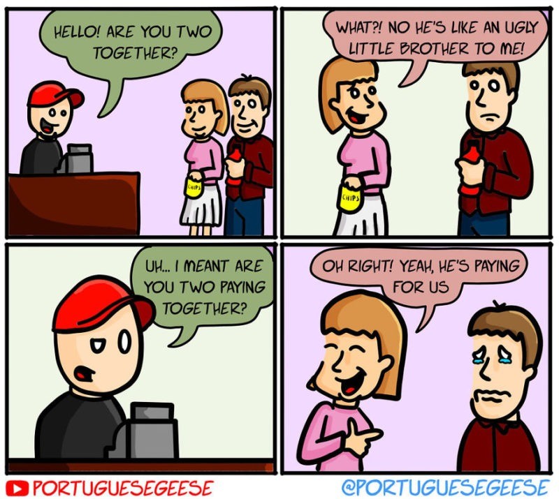 21 So Funny And Socially Awkward Comics by Portugese Geese