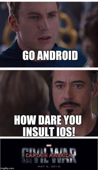 25 Iphone vs Android memes to keep the battle running forever