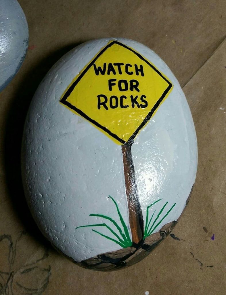 The best funny rock painting ideas to send as gifts
