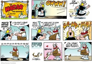 Did you know that hagar's dog is the most funny dog ever?