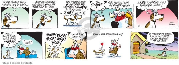 Did you know that hagar's dog is the most funny dog ever?