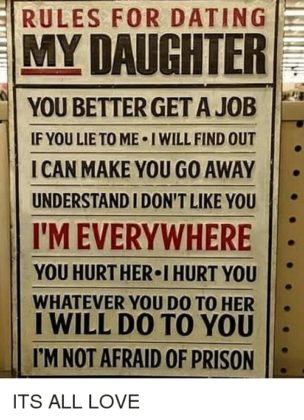 12 funny dating my daughter meme pictures at your own risk