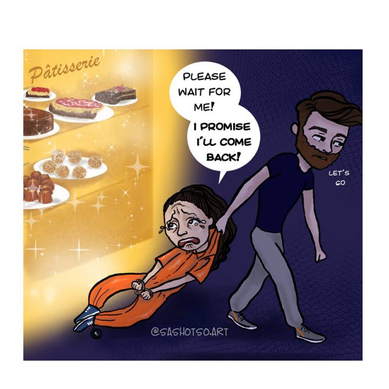 Young Artist draws 'funny comics about life with my boyfriend'