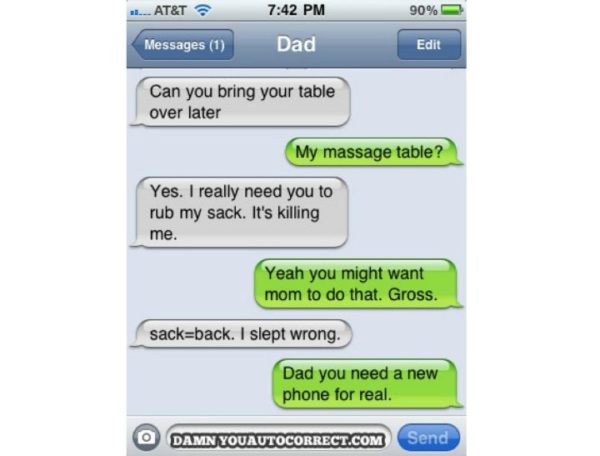 25+ funny autocorrect texts from parents gone bad are just hilarious