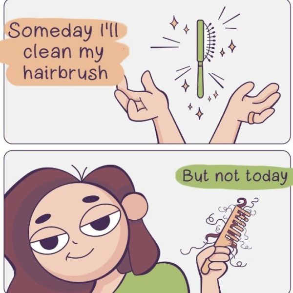 Daily girl problems illustrated in comics that girls can totally relate to