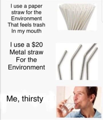 Straw debate | funny gif pictures| humor jokes quotes